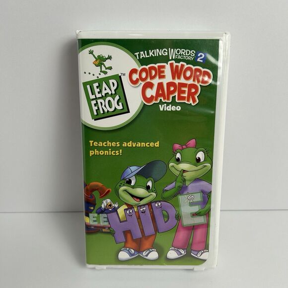 Media | Leapfrog Talking Words Factory Ii The Code Word Caper Vhs 204 ...